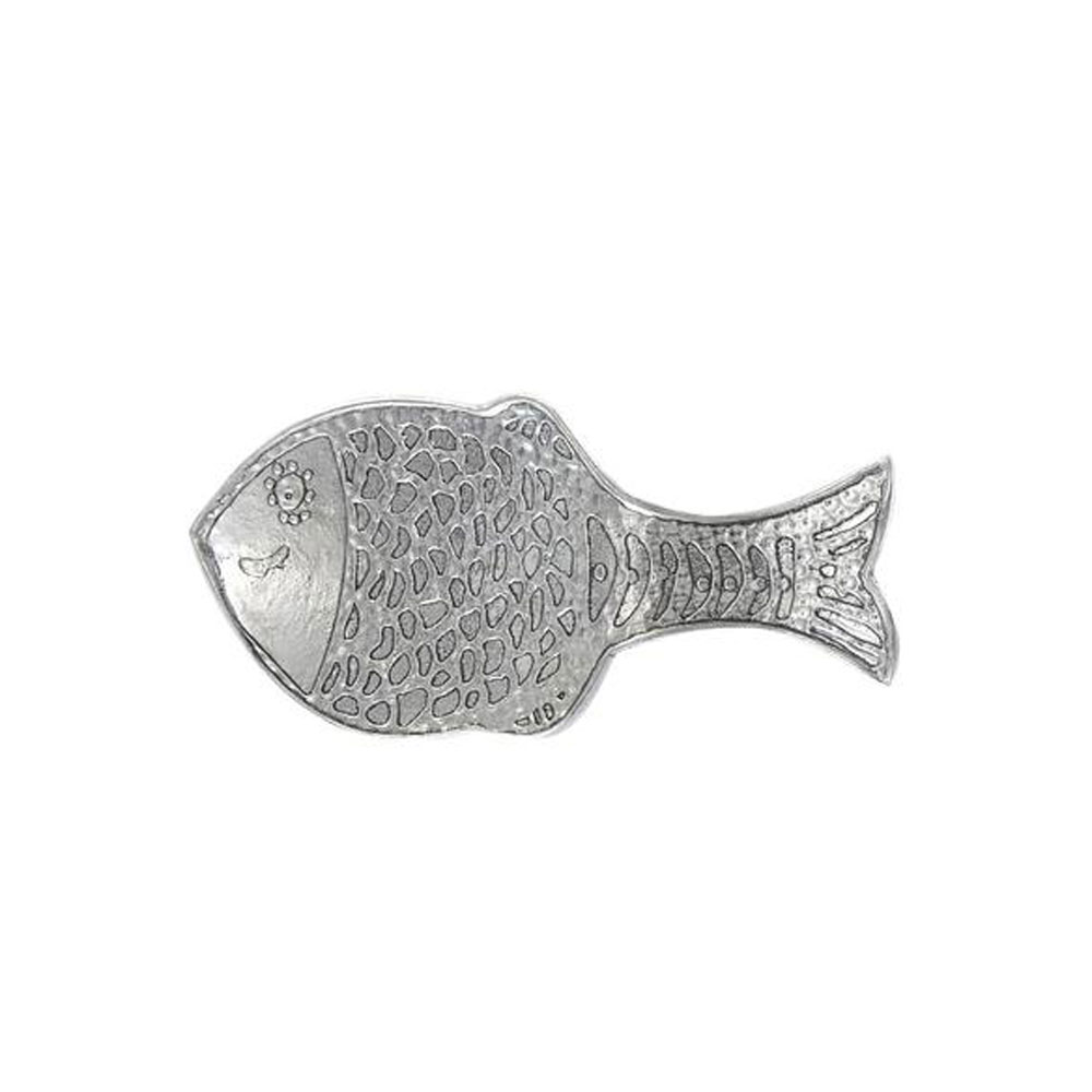 Crosby & Taylor Pewter Big Fish Spoon Rest