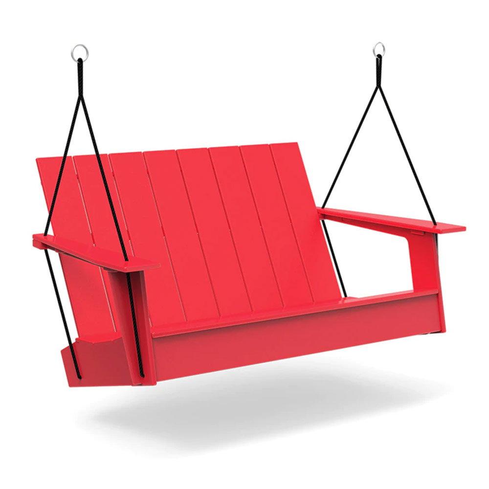 Adirondack Porch Swing - Red