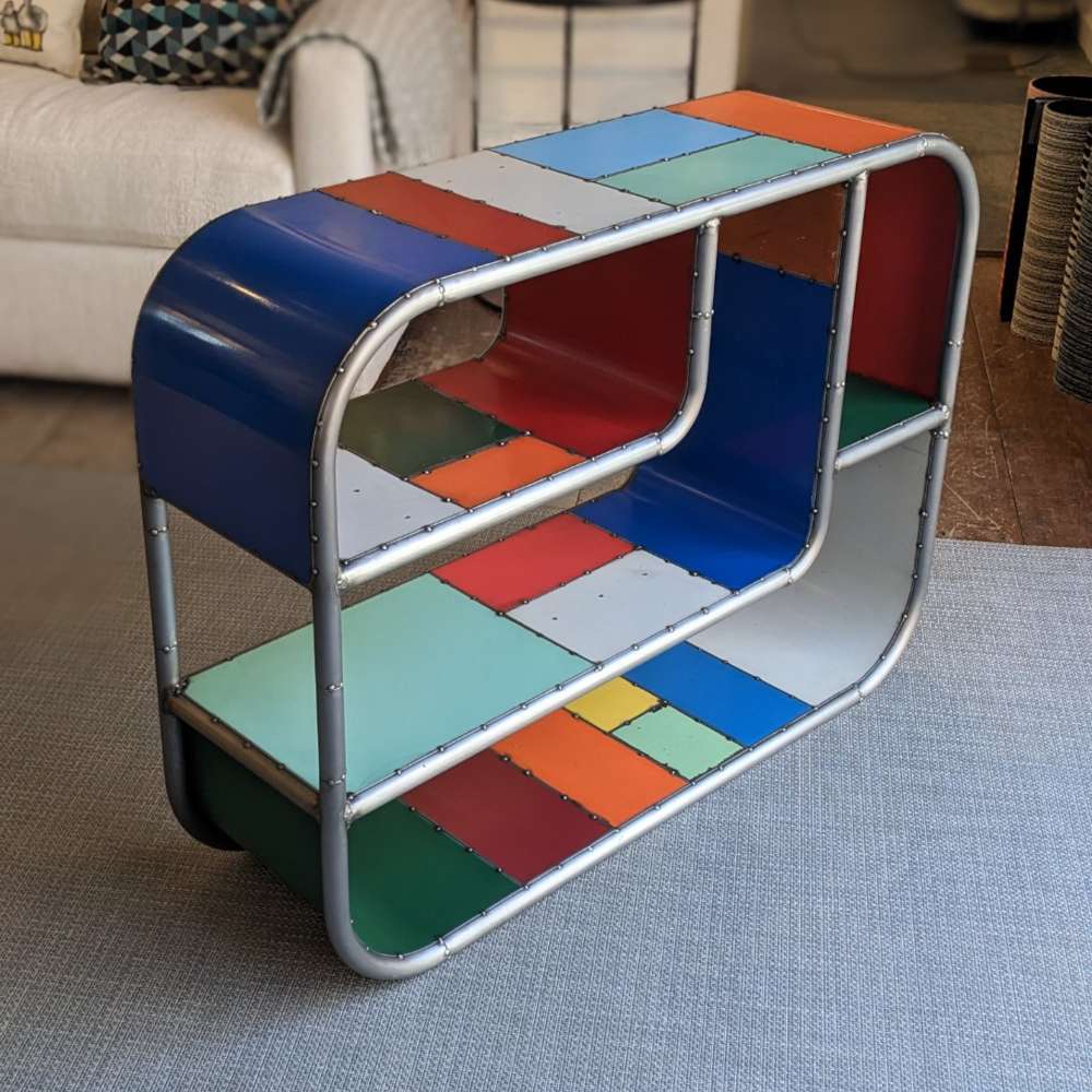 Recycled Metal Book Cubby - Customizable