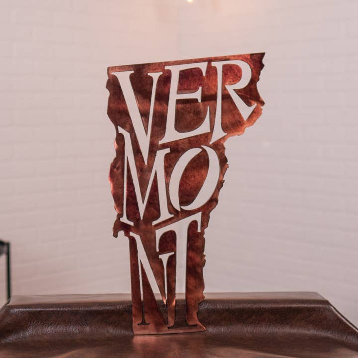 Vermont Silhouette Metal Wall Art