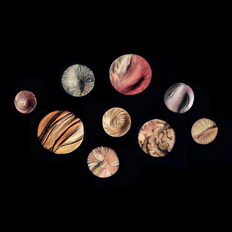 Ceramic Wall Sculpture Discs