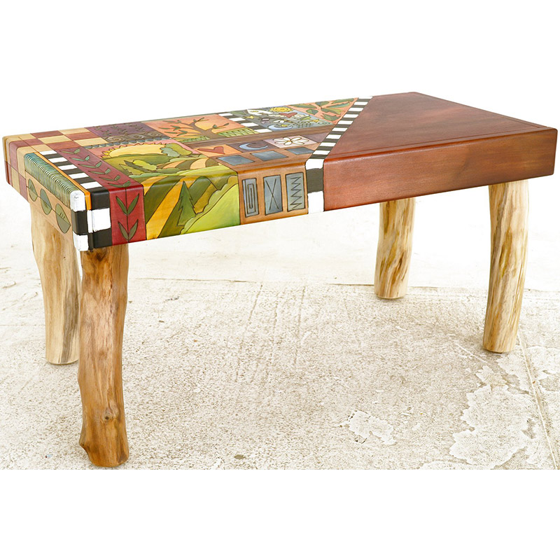 Quilted Nature Bench