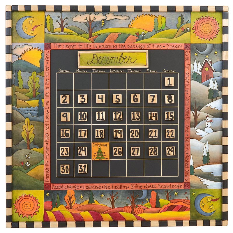 Perpetual Calendar Checkered Seasons