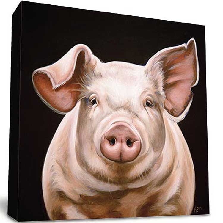 Walter - Steel Cow | Valerie Miller | Canvas Art